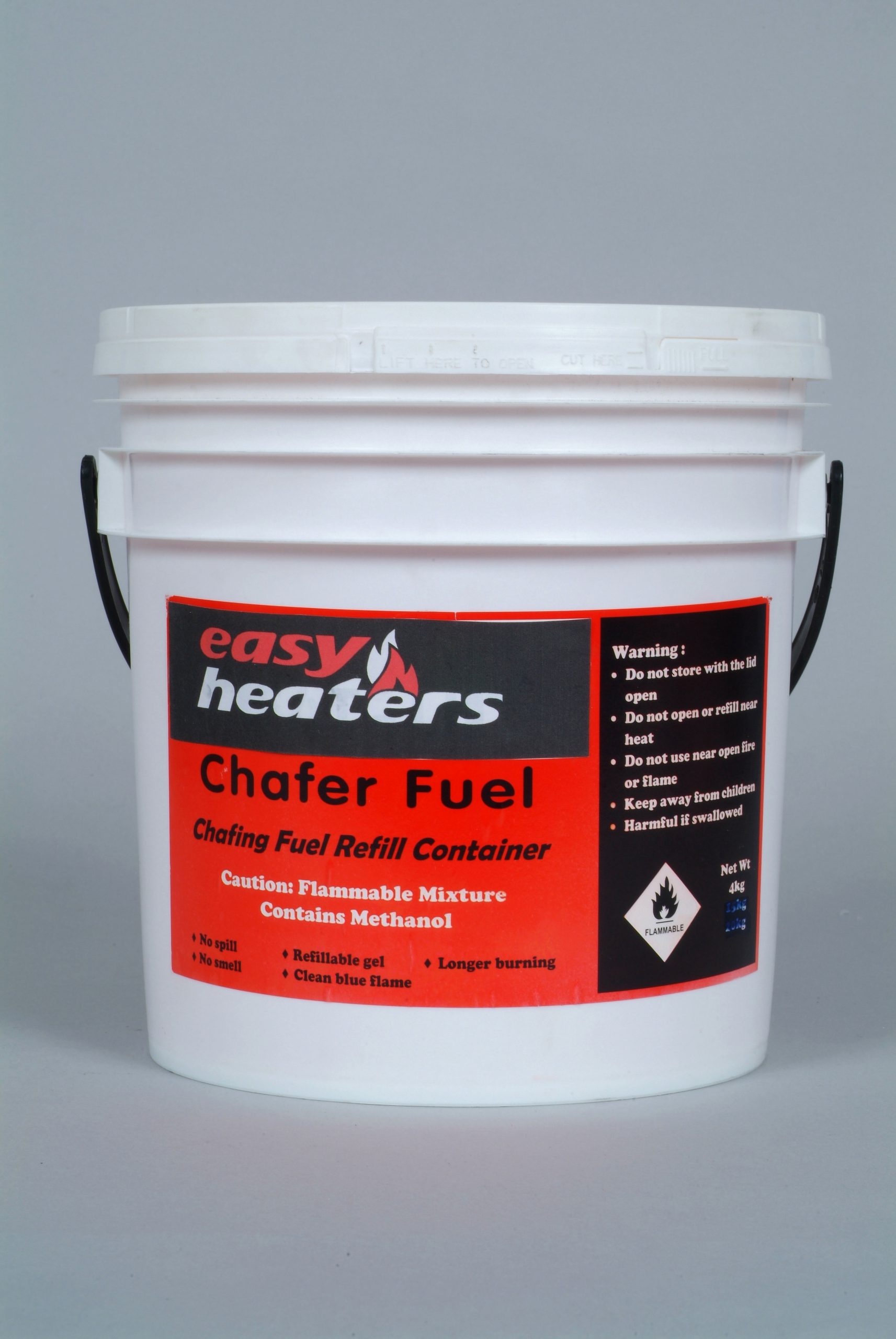 Easy Heaters EOGO4 Ezygel Methanol Gel-4Kilos - Food Equipment Warehouse