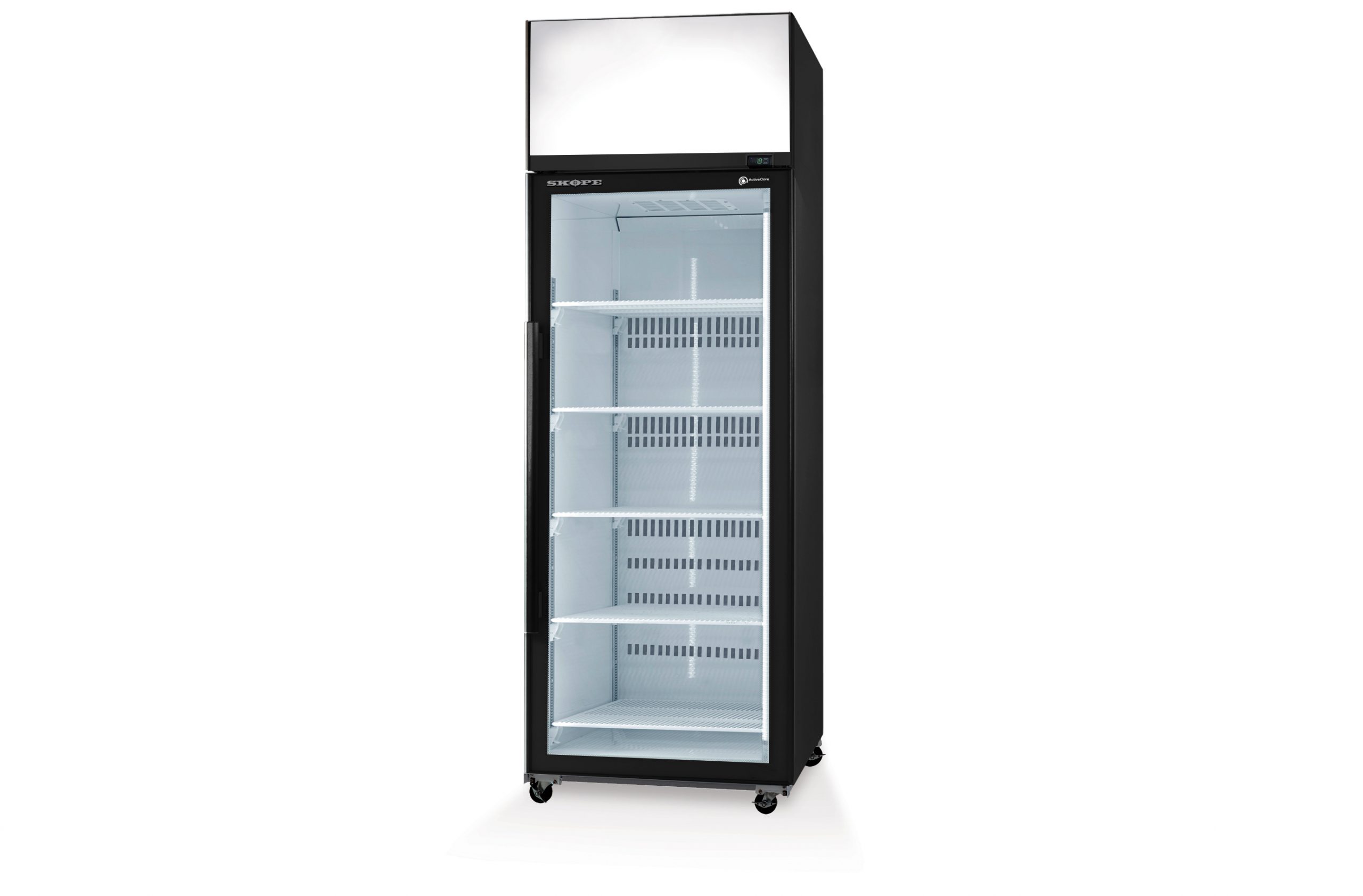 Skope SKT650N-AC 1 Glass Door Display or Storage Fridge, Lit Sign ...